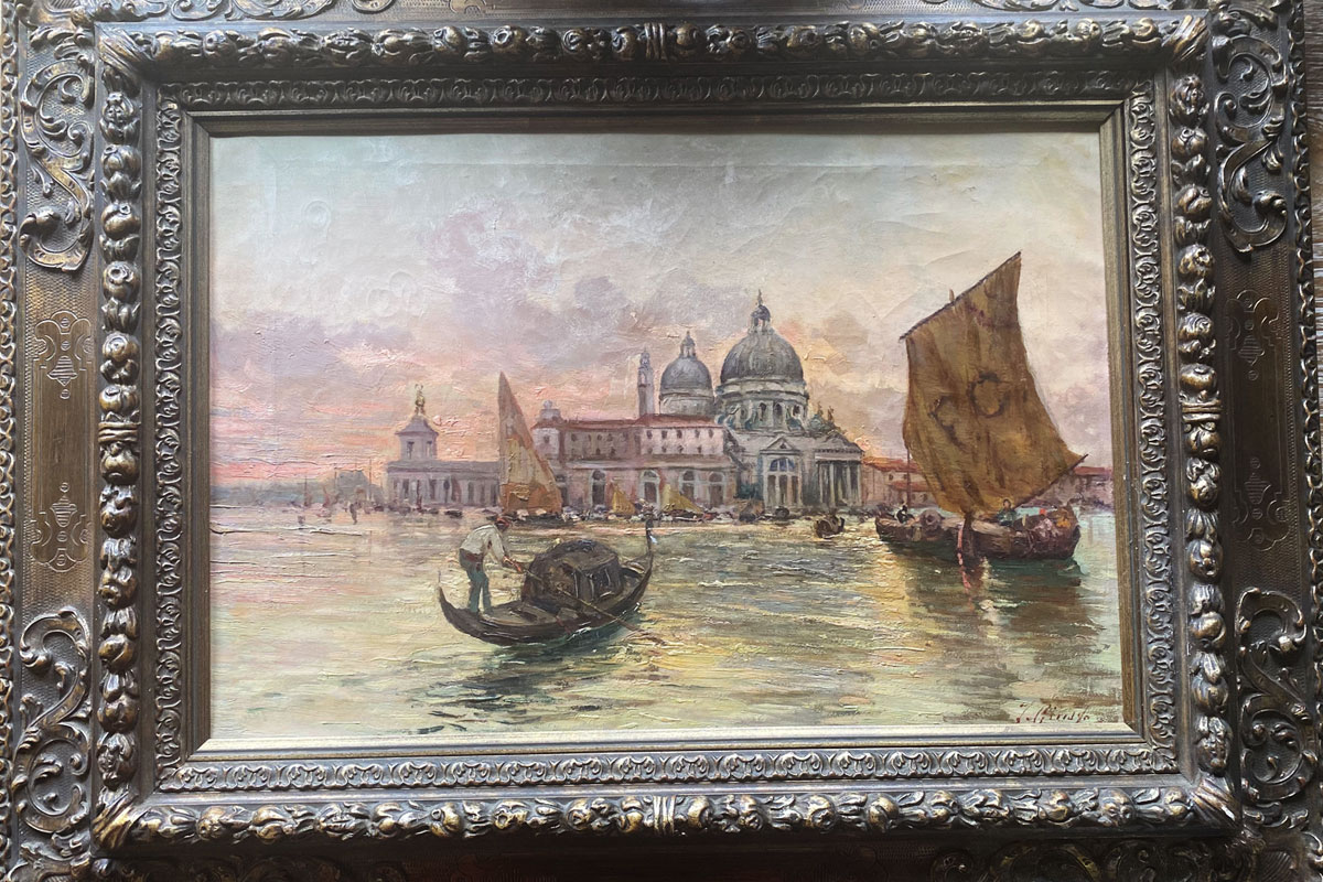 Classic Gallery - Fausto Giusto, Gondelfahrt in Venedig