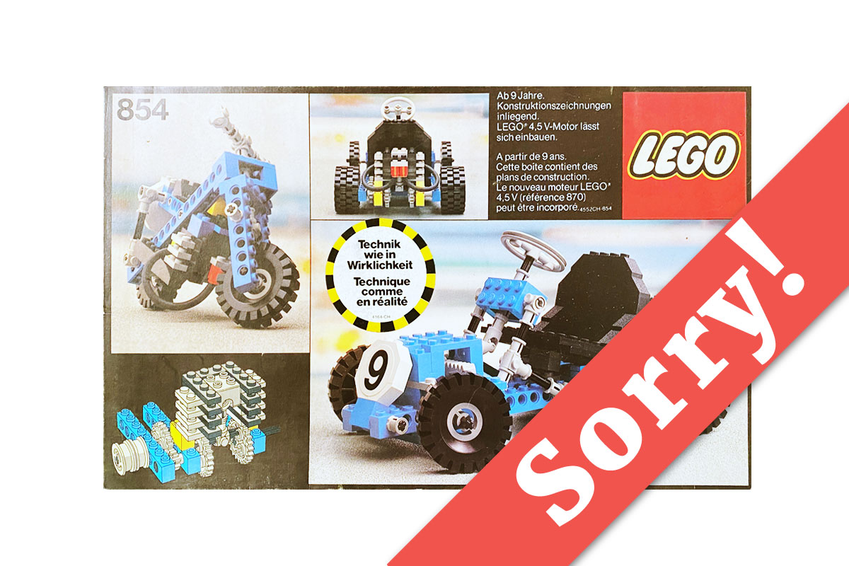 Classic Gallery - LEGO Technic Baukasten 854, Go-Kart
